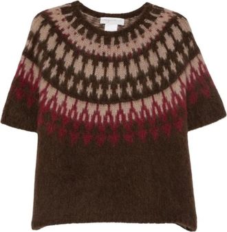 PDR Phisique Du Role Norweger Rundhals - - Knitwear - Damen - Mehrfarbig - S