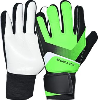 Generico Torwarthandschuhe, Torwarthandschuhe f&uuml;r Erwachsene, mit Latex-Handfl&auml;che, atmungsaktive und bequeme Trainingshandschuhe f&uuml;r Damen, Kinder und Erwachs