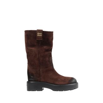 Miu Miu Foule Suede Boots