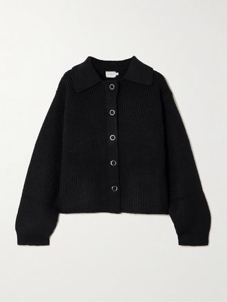 Deiji Studios Cardigan En Mailles Recycl&eacute;es C&ocirc;tel&eacute;es Stud - Noir