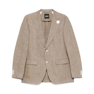 HUGO BOSS Homme, Vestes, Beige, Taille: 2XL Veste Élégante