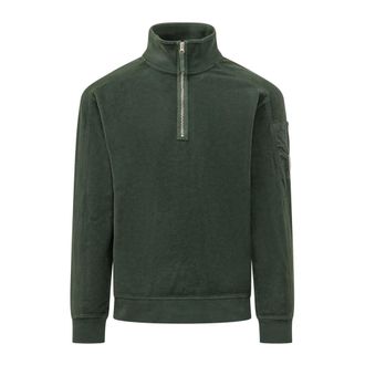 C.P. Company C.p. Company - SweaT-shirt Lens - Homme - Sweatshirts et sweats &agrave; capuche - Vert - Taille: S