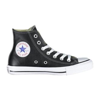 Converse Homme, Chaussures, Noir, Taille: 45 EU Chuck Taylor All Star Leather High Top