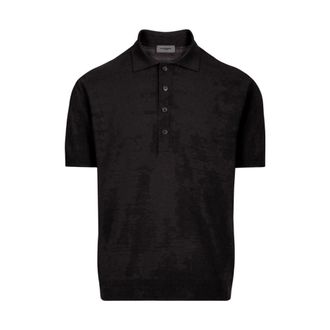 Paolo Pecora Homme, Pulls, Noir, Taille: 2XL Maglia A Polo