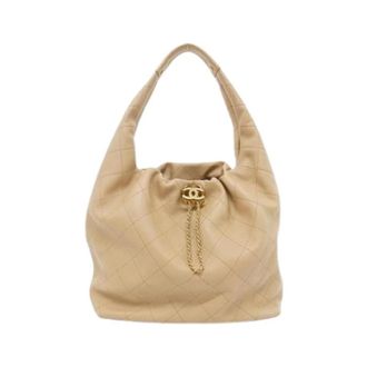 Chanel Pre-owned Calf Shoulder Bag - - Pre-owned - Damen - Beige - ONE SIZE