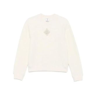Casablanca Femme, Sweatshirts et sweats &agrave; capuche, Blanc, Taille: 38 FR Cashmere Terry SweaT-shirt
