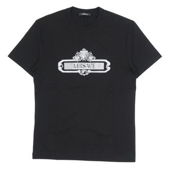 Versace T-Shirt - - Tops - Herren - Schwarzk - M