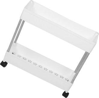 Aboofan Mehrstöckiger Aufbewahrungswagen mit Rädern Stabiler Küchen und Badezimmer Rollcontainer Multifunktionales Mobiles Regal für Vielseitige Organisation 