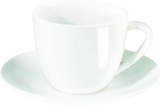 ASA Selection ASA, Cappuccino Tasse m. Unterer (250 ml), in Wei&szlig;, aus Porzellan, 1929013