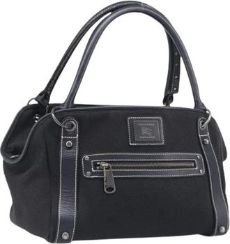 Burberry Sac &agrave; main vintage en toile Pre-owned - Femme - Pre-owned - Noir - Taille: ONE Size