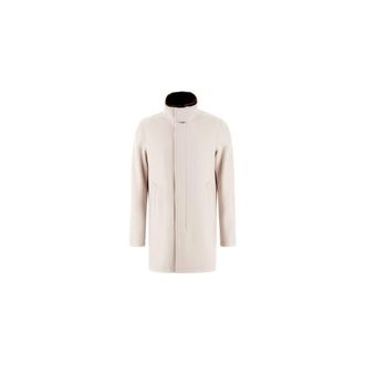 Herno Kunstfell-Automantel mit Kragen - - Coats - Herren - Wei&szlig; - 2XL