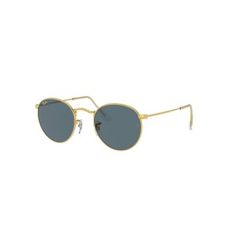 Ray-Ban Round Metal Legend Gold Sonnenbrillen Gold Fassung Blau Glas 50-21