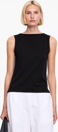 Arket Top Mit U-Boot-Ausschnitt -Schwarz