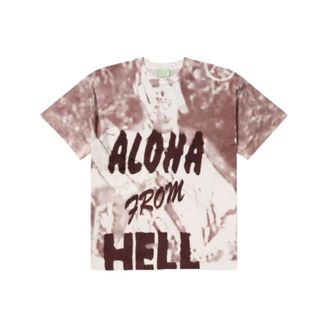 Aries Full Bleed Ss - - Tops - Herren - Braun - XL