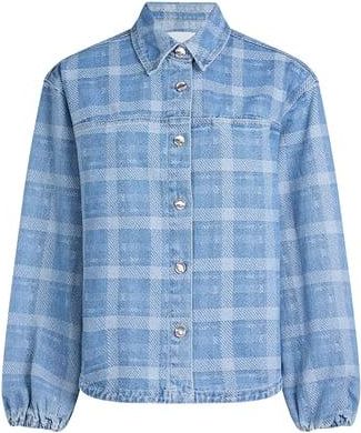 Object Chemise en jean &agrave; carreaux