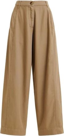 Essentiel Femme, Pantalons, Beige, Taille: 36 FR Joviaal Wide Leg Pants