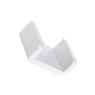 Lurrose Wandregal Badezimmer Wei&szlig;glanz Wasserdichtes Aufbewahrungsregal f&uuml;r Shampoo Seife Kosmetik Selbstklebender Organizer ohne Bohren Platzsparend f&uuml;r Dusc