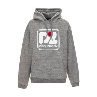 Dsquared2 Icon CottonBlend Hoodie - - Sweatshirts & Hoodies - Herren - Grau - 2XL