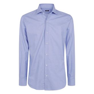 Barba Homme, Chemises, Bleu, Taille: M Chemise Classique