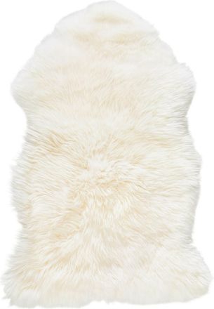 Linea Natura Schaffell, Weiß, Fell, Schaf, Tierform, 50x80 cm, Bsci, platzsparend, leicht zusammenrollbar, Teppiche & Böden, Teppiche