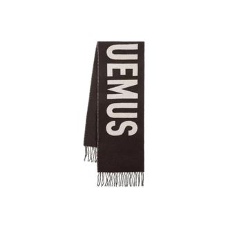 Jacquemus Fringe Logo Schal - - Accessories - Herren - Braun - ONE SIZE