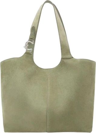 Coccinelle Femme, Sacs, Vert, Taille: ONE Size C-Easy Suede Shopper