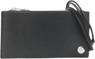 Loewe unisex, Pre-owned, Noir, Taille: ONE Size Porte-monnaie Pre-owned