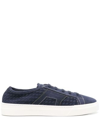 Santoni baskets Double Buckle - Bleu