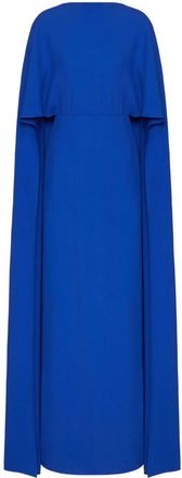 Valentino Garavani Cady Couture Seidenrobe - Blau