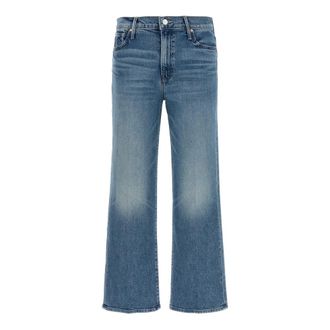 Mother Femme, Jeans, Bleu, Taille: W27 The Kick It Ankle