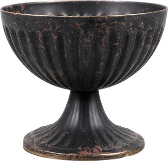 Garneck Blumentopf aus Eisenkunst Vintage 47X47X39 Zoll f&uuml;r Wohnzimmer und Trockenblumenarrangements