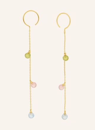 Leaf Ohrh&auml;nger Sweet Gems Aus 14 Karat Gelbgold gold