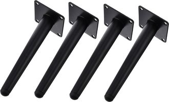 Soimiss 4 Stück Teiliges Möbelstützfüße aus Robustem Eisen Schräg Tragfähige Sofa und Schrankbeine Feuchtigkeitsbeständig und Staubresistent Vielseitig für Wo