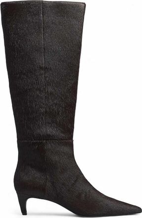 NA-KD bottes hautes en cuir marron jusquau genou