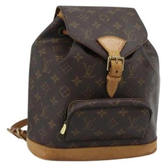 Louis Vuitton Pre-owned Montsouris MM Rucksack - - Pre-owned - Damen - Braun - ONE SIZE