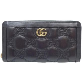 Gucci Pre-owned Leder Portemonnaies - - Pre-owned - Damen - Schwarzk - ONE SIZE