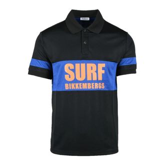 Dirk Bikkembergs Sportliches Polo-Shirt aus Polyester Elastan Mix - - Tops - Herren - Schwarzk - M