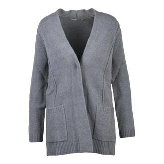 KANGRA Femme, Pulls, Gris, Taille: 38 FR Cardigan lungo