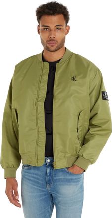 Calvin Klein Jeans Herren Bomberjacke Bomber Jacket Übergangsjacke, Grün (Dark Juniper), M