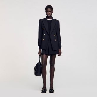 Sandro Blazer mit doppelreihiger Knopfleiste