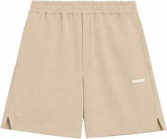 Barrow Barrow, Homme, Shorts, Beige, Taille: S Logo Shorts