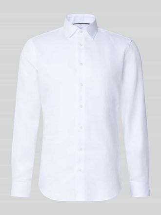 Jake*s Slim Fit Businesshemd aus reiner Baumwolle
