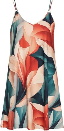 Lygia & Nanny Sardenha Minikleid mit Blumen-Print - Rot