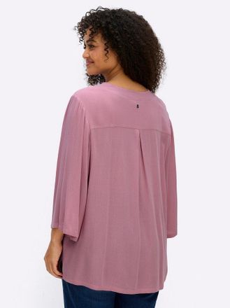 Sheego Klassische Bluse Tunika 3/4-Arm