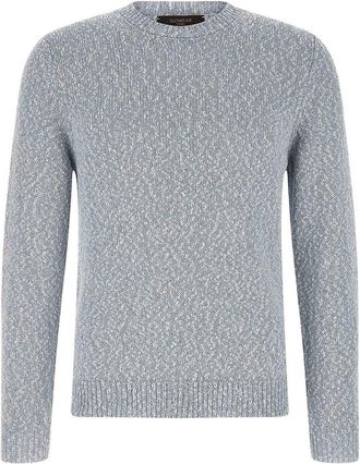 Zanone Pull Col Rond - Bleu Clair
