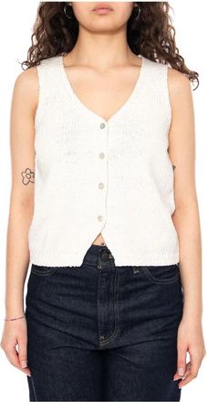 Levi's Femme, Vestes, Beige, Taille: 42 FR Helen Mini Boucle Vest