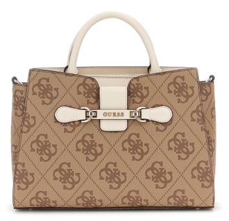 Guess Damen Nolana Girlfriend Satchel Schulranzen, Griffe Oben, Latte-Logo/Knochen
