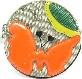 Louis Vuitton Portemonnaie - RUNDE GELDB&Atilde;-RSE LOUIS VUITTON PAPILLON IDYLLE MON - Gr. unisize - in Gr&uuml;n - f&uuml;r Damen