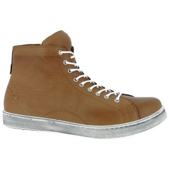 Andrea Conti Sneaker high 0341500 Damen Schn&uuml;rboots mit Rei&szlig;verschluss, Gr&ouml;&szlig;e:39 EU, Farbe:Braun