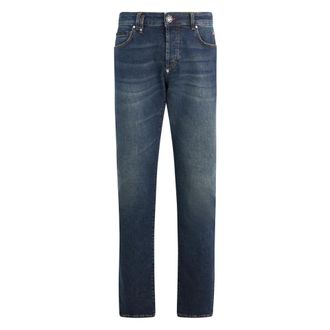 Philipp Plein Herren, Jeans, Blau, W36Gr&ouml;&szlig;e